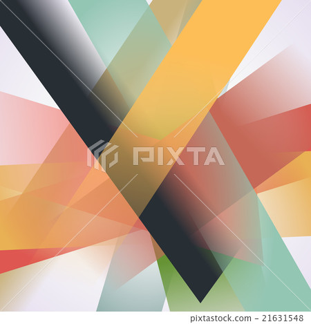 Abstract background with colorful layers-插圖素材 [21631548] - PIXTA圖庫