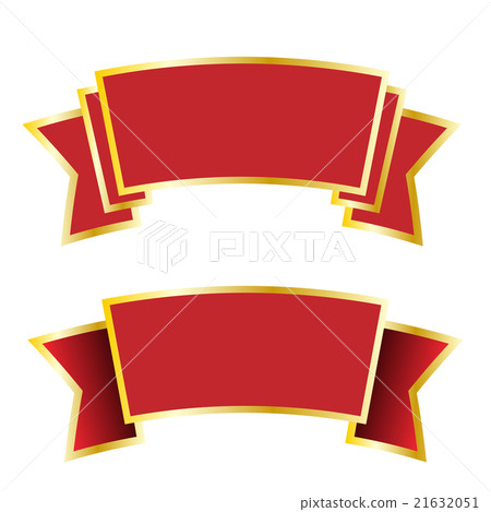 Ribbon illustrations - Stock Illustration [21632051] - PIXTA
