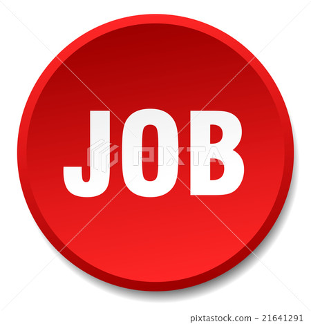 job red round flat isolated push button - Stock Illustration [21641291 ...