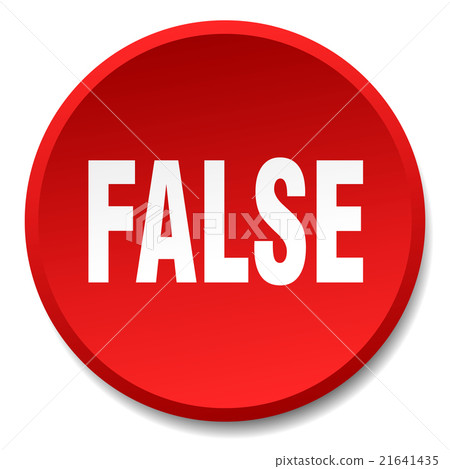 false red round flat isolated push button - Stock Illustration ...