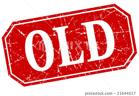 old red square vintage grunge isolated sign - Stock Illustration ...