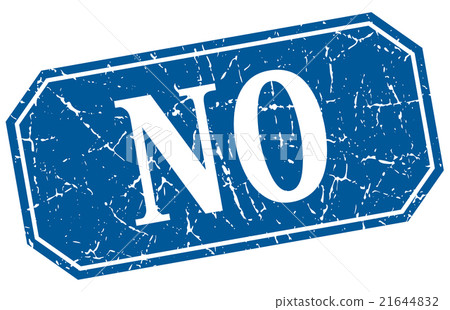 no blue square vintage grunge isolated sign - Stock Illustration ...
