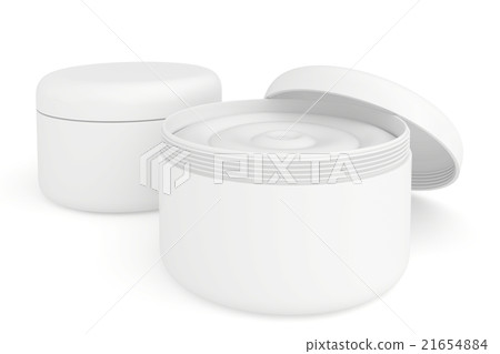 several containers of cream - Stock Illustration [21654884] - PIXTA
