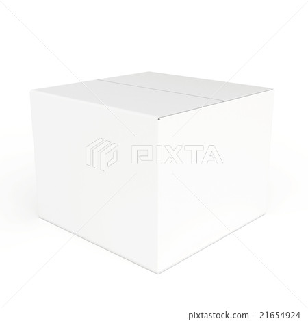 Closed white box-插圖素材 [21654924] - PIXTA圖庫