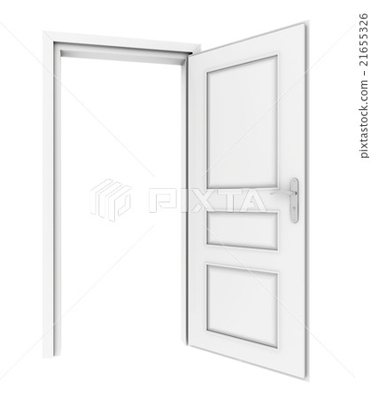 open door. 3d render - Stock Illustration [21655326] - PIXTA