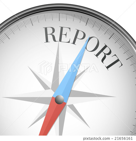 compass concept report - Stock Illustration [21656161] - PIXTA
