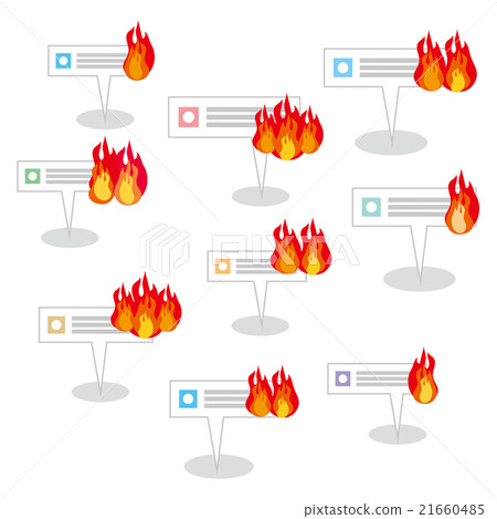 Net flame image - Stock Illustration [21660485] - PIXTA