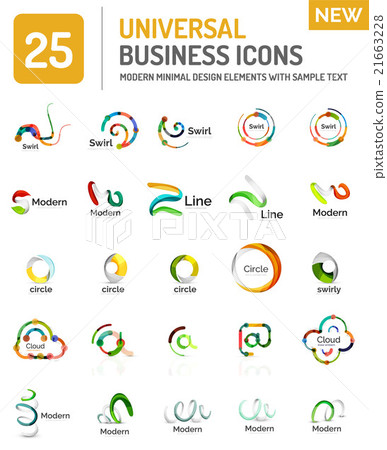 Vector logo collection - Stock Illustration [21663228] - PIXTA