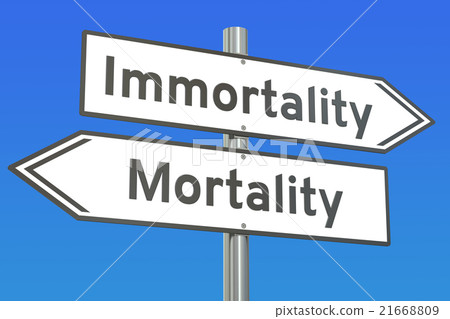 immortality or mortality concept - Stock Illustration [21668809] - PIXTA