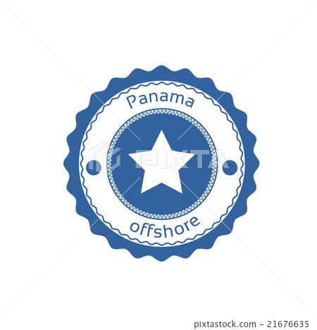 Offshore Panama Flag Circle Stamp Sign - Stock Illustration [21676635 ...