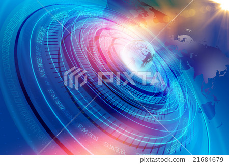Graphical Modern Digital World Studio Background - Stock Illustration ...