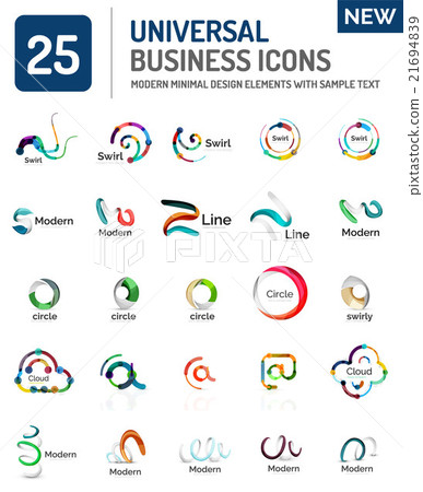 Vector logo collection - Stock Illustration [21694839] - PIXTA