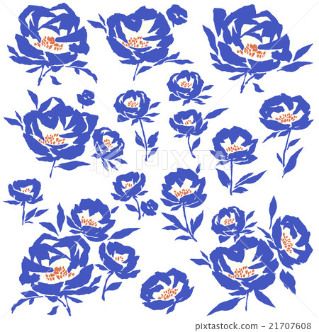 Flower material object - Stock Illustration [21707608] - PIXTA