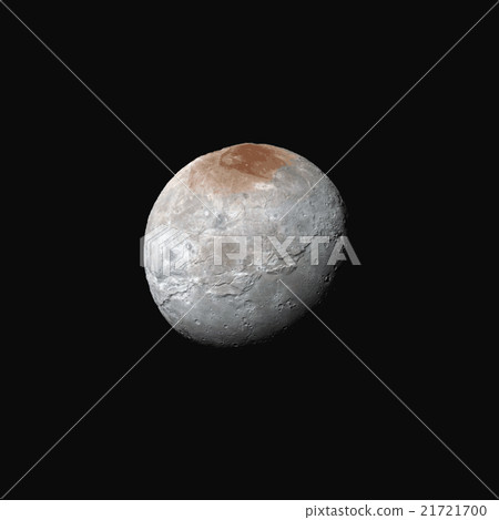 vector realistic Charon moon illustration. - Stock Illustration ...