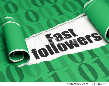 Business concept: black text Fast Followers under - Stock Illustration ...