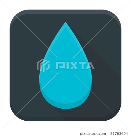 Tear app icon with long shadow - Stock Illustration [21763604] - PIXTA