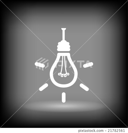 Pictograph of light bulb - Stock Illustration [21782561] - PIXTA