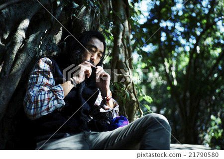 Men blowing harmonica - Stock Photo [21790580] - PIXTA