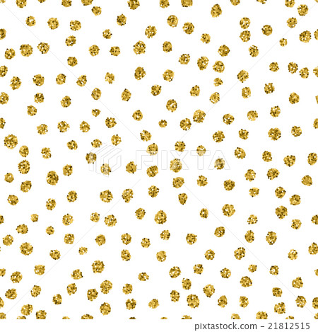 Trendy gold spot vector seamless pattern. - Stock Illustration ...