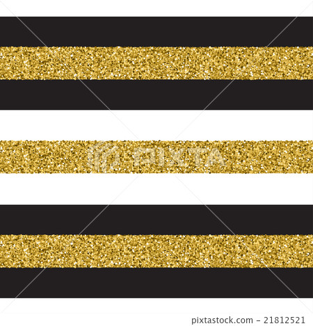 Trendy gold strip vector seamless pattern. - Stock Illustration ...