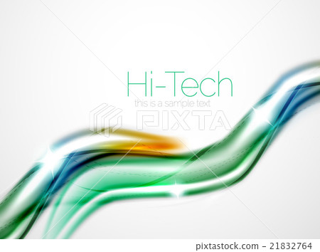 Glossy wave, coporate business brochure identity - Stock Illustration ...