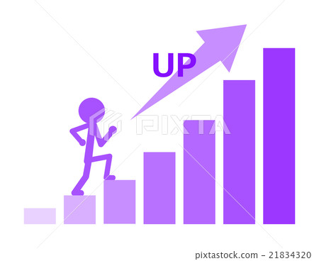 UP to graph - Stock Illustration [21834320] - PIXTA