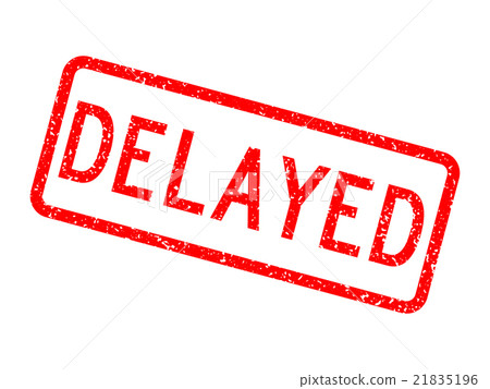 Grunged delayed stamp - Stock Illustration [21835196] - PIXTA