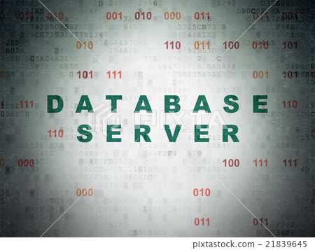 Programming concept: Database Server on Digital-插圖素材 [21839645] - PIXTA圖庫