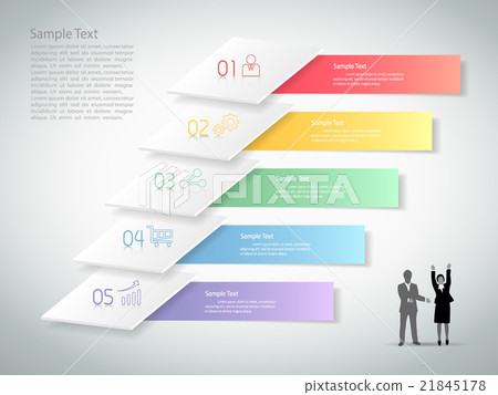 Abstract infographic template for business concept - Stock Illustration ...