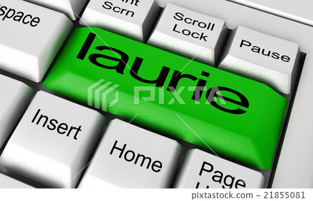 laurie word on keyboard button - Stock Illustration [21855081] - PIXTA
