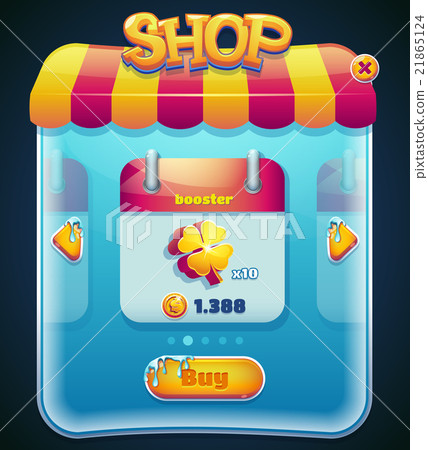 Game shop window for computer app - Stock Illustration [21865124] - PIXTA