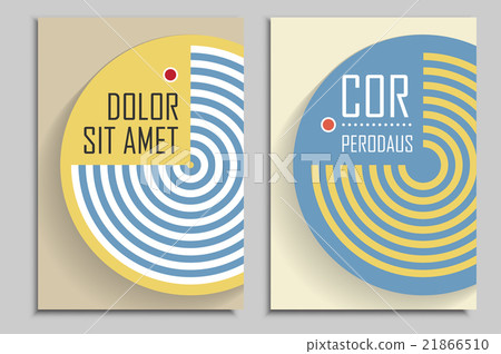Circle Brochure design. Vector template - Stock Illustration [21866510 ...