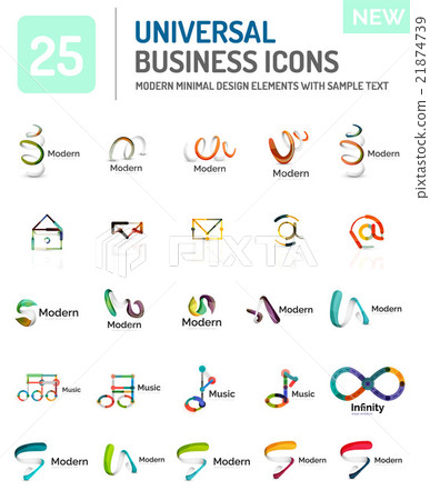 Vector logo collection - Stock Illustration [21874739] - PIXTA