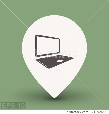 Pictograph of computer-插圖素材 [21892685] - PIXTA圖庫