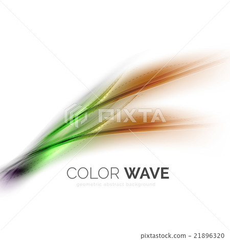 Color wave vector element - Stock Illustration [21896320] - PIXTA