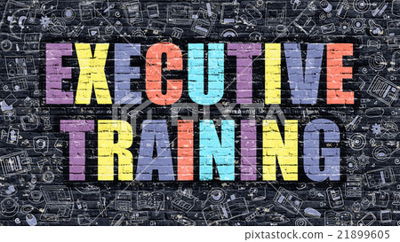 Executive Training Concept with Doodle Design - Stock Illustration ...