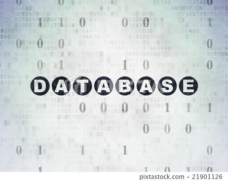 Database concept: Database on Digital Paper - Stock Illustration ...