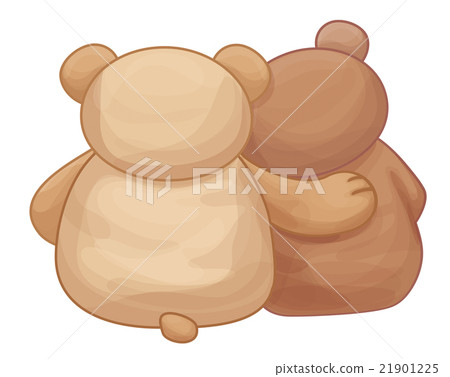 Vector two bears. - Stock Illustration [21901225] - PIXTA