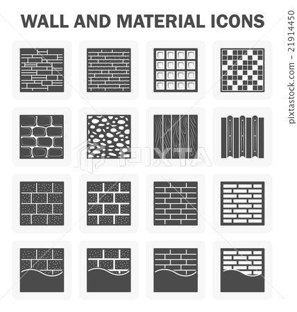 Wall icon sets - Stock Illustration [21914450] - PIXTA