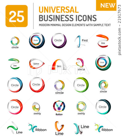 Vector logo collection - Stock Illustration [21917673] - PIXTA