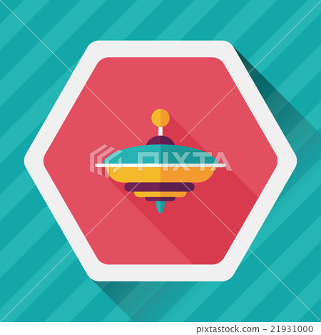 Gyro flat icon with long shadow,eps10-插圖素材 [21931000] - PIXTA圖庫