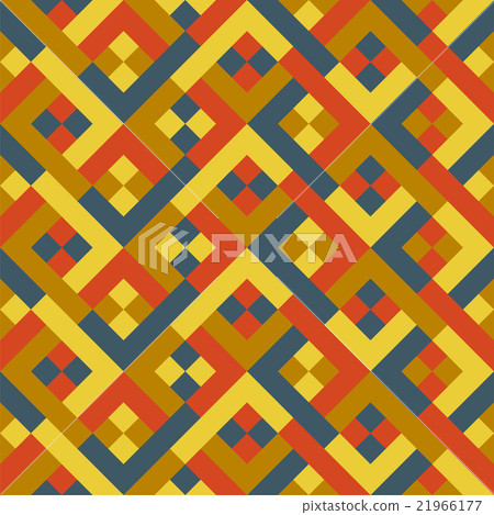 Retro geometric seamless pattern. Vector - Stock Illustration [21966177 ...