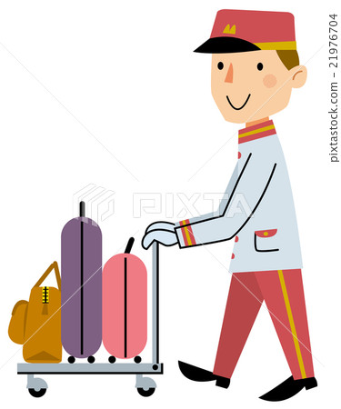 Working people Hotel Man - Stock Illustration [21976704] - PIXTA