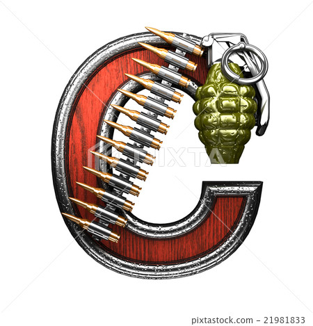 c military letter. 3D illustration - Stock Illustration [21981833] - PIXTA