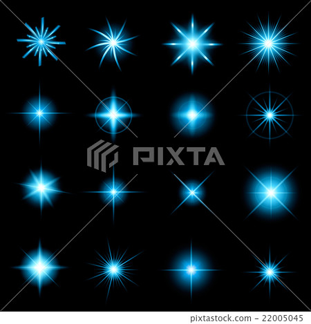 Creative concept Vector set of glow light effect - Stock Illustration ...