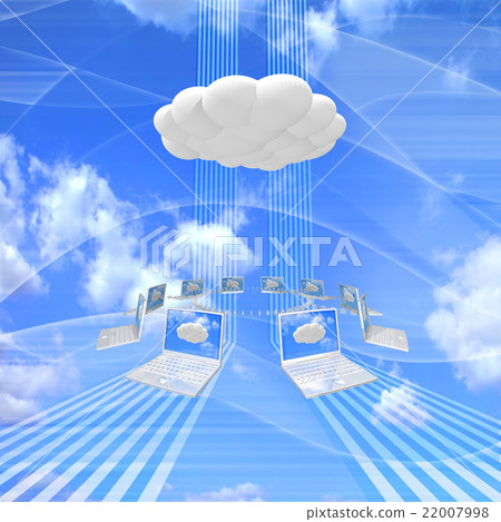 Computers and cloud computing - Stock Illustration [22007998] - PIXTA
