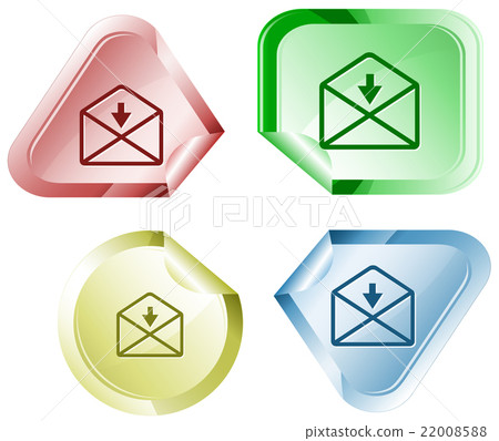 mail down arrow - Stock Illustration [22008588] - PIXTA