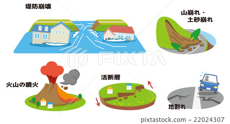 [Disaster · Series] - Stock Illustration [22024307] - PIXTA