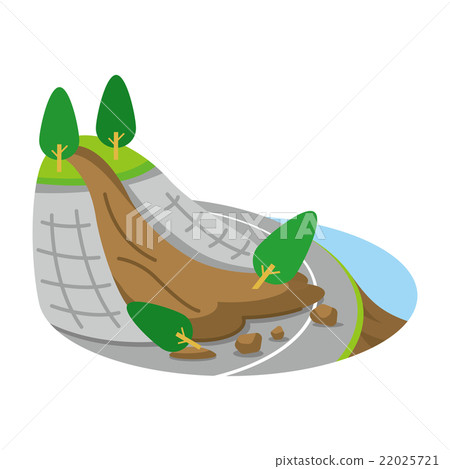Mudslide [Disaster · Series] - Stock Illustration [22025721] - PIXTA