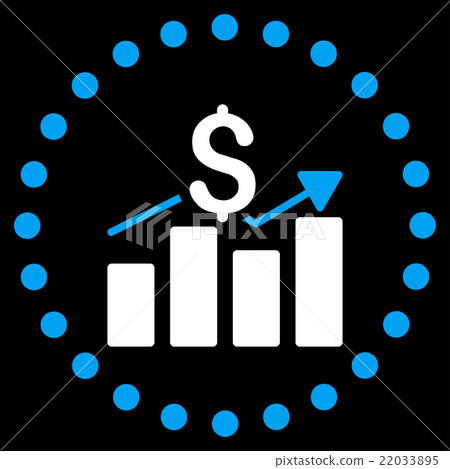 Sales Bar Chart Icon - Stock Illustration [22033895] - PIXTA